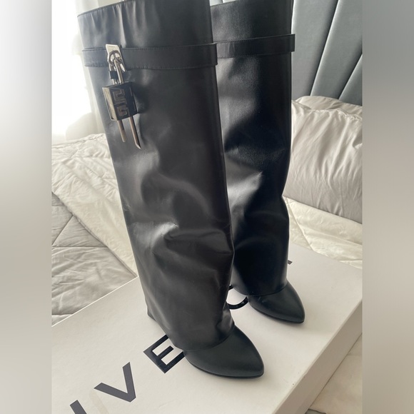 Givenchy Shark Boots Wide Calf